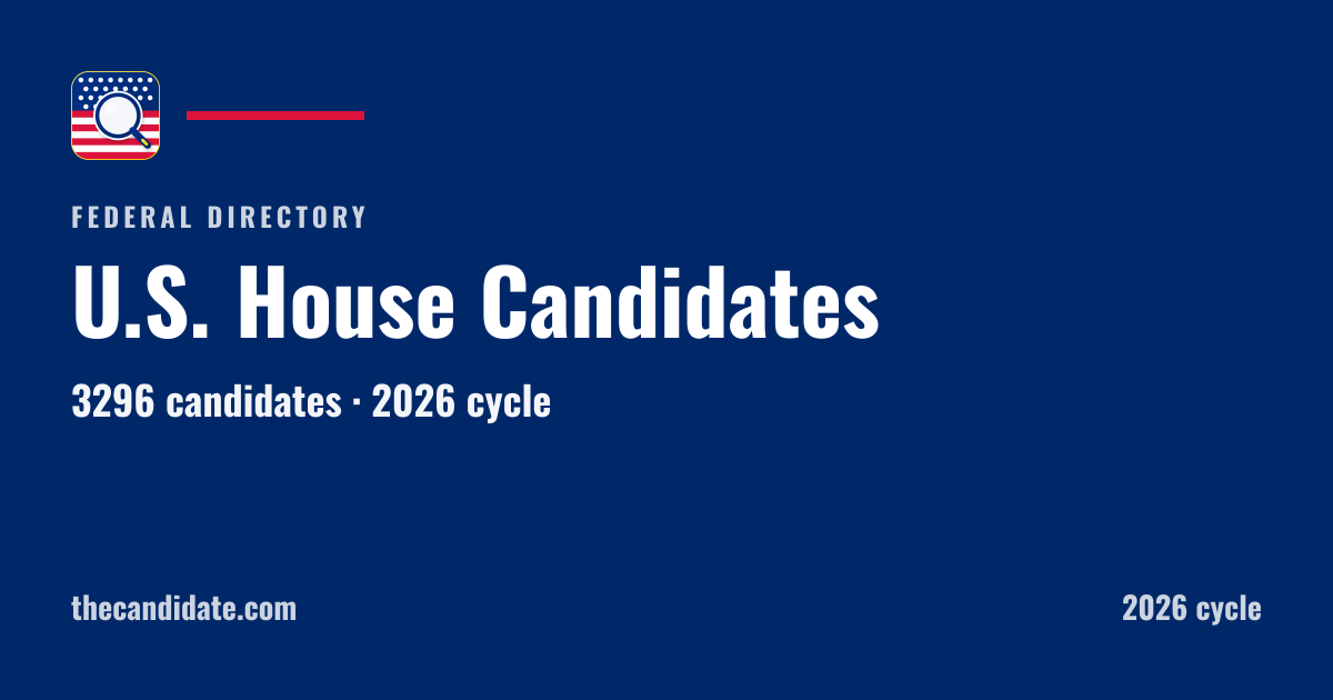 Who Is Running for Congress 2026 — by State | The Candidate